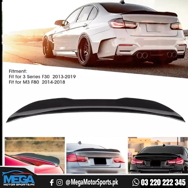 BMW 3 Series F30 Trunk Spoiler – Mega Motor Sports