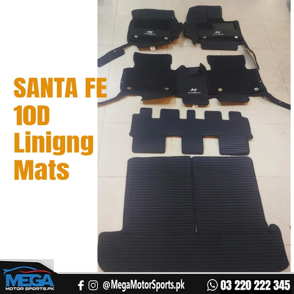 Hyundai Santa FE 10 Lining Mats – Mega Motor Sports