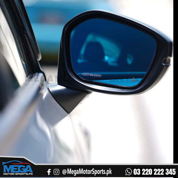 Civic LED Blue Side Mirrors Wide Angle 2022+ – Mega Motor Sports