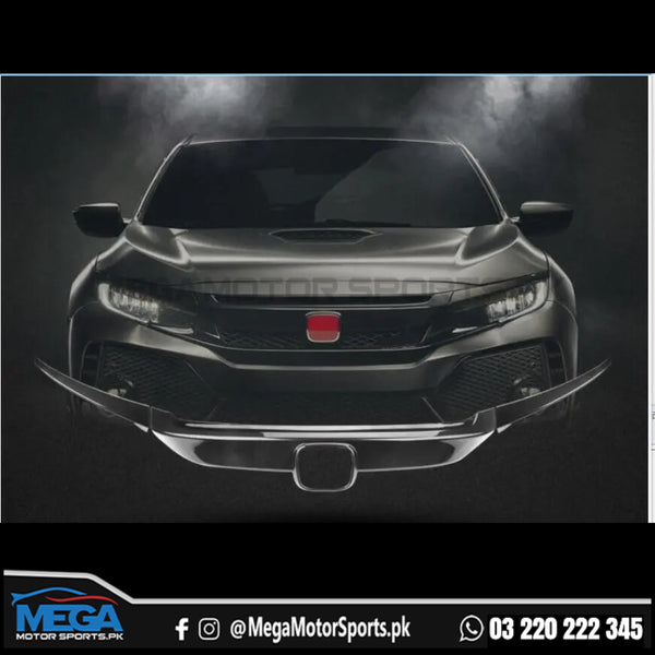 Honda Civic X Grill Carbon Fiber Trims 2016+ – Mega Motor Sports
