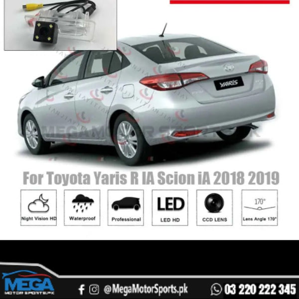 Toyota Yaris Rear Camera HD / Night Vision Back View Camera – Mega ...