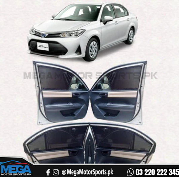 Toyota Axio E160 Car Curtains / Sun Shades 2012-2020 – Mega Motor Sports