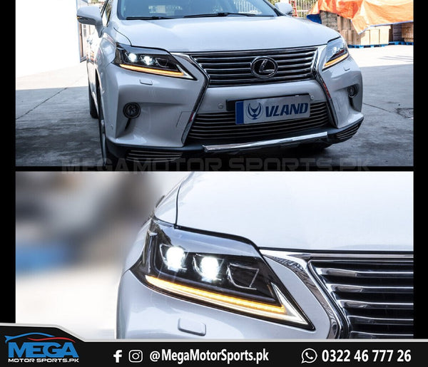 Lexus RX450h LED Headlights For 2009 To 2016 – Mega Motor Sports