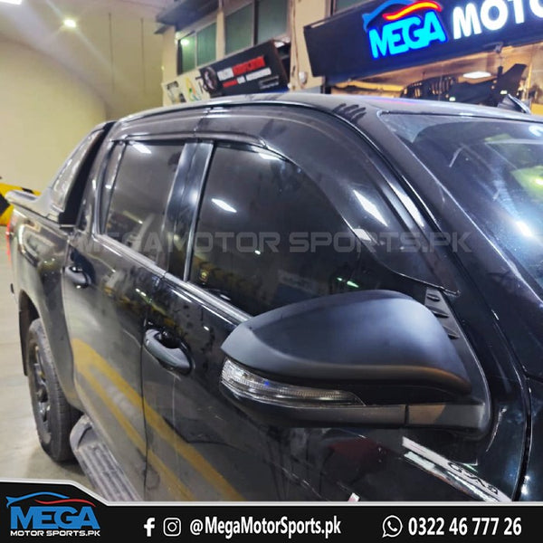 Toyota Revo Rocco Style Matt Black Side Mirror Covers 2016 - 2023 ...