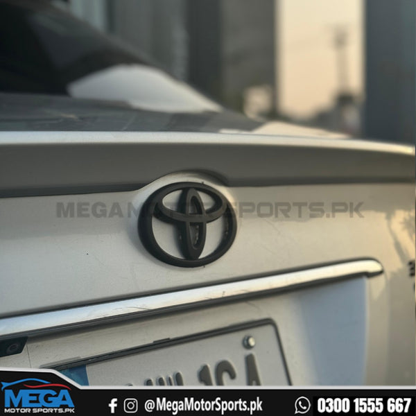 Mark X Mat Black Logo Emblem Set – Mega Motor Sports