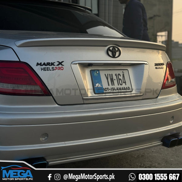 Mark X Mat Black Logo Emblem Set – Mega Motor Sports