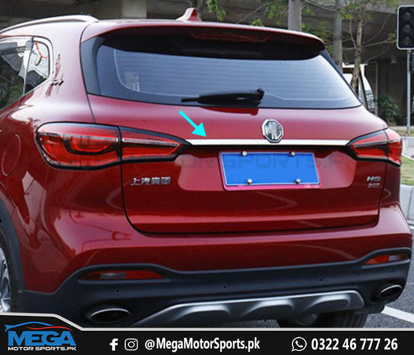 MG HS Rear Trunk Middle Chrome Trim For 2020 2021 – Mega Motor Sports