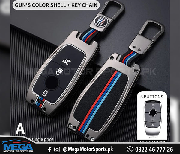 Mercedes Benz E-Class E200 , E260 , E300 ,E320 Metal Key Fob / Key Cov ...