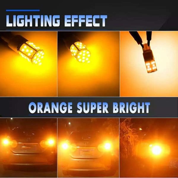 Indicator Orange (Amber) LED Bulbs – Mega Motor Sports