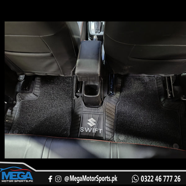Suzuki Swift 2022 10D Floor Matts Premium Quality - Black – Mega Motor ...