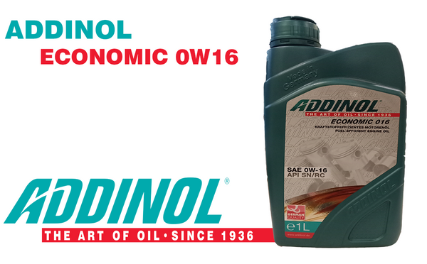 ADDINOL ECONOMIC 0W16 - 1 Litre – Mega Motor Sports