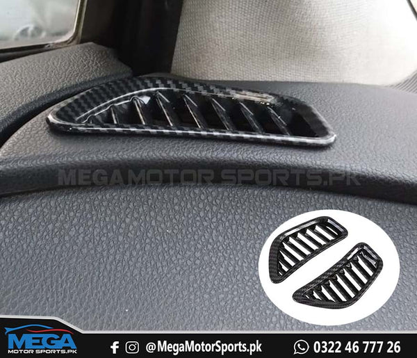 Toyota Prius Carbon Fiber AC Vents Trims For 2017 2018 2019 2020 2021 ...