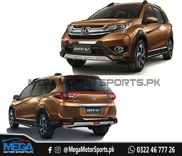 Honda BRV Front And Back Bumper Guard - Bodykit – Mega Motor Sports